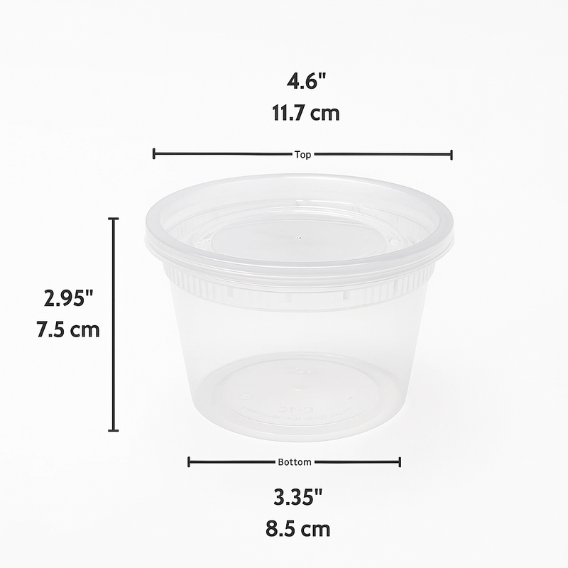 Microwavable Take Out Deli Containers | HD Bio Packaging