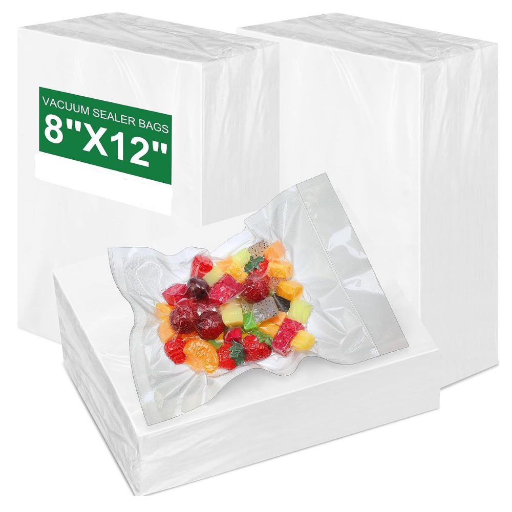 CE30812 | 3mil Clear Plain Co-Extruded Vacuum Bag Food Storage | 8x12 ...
