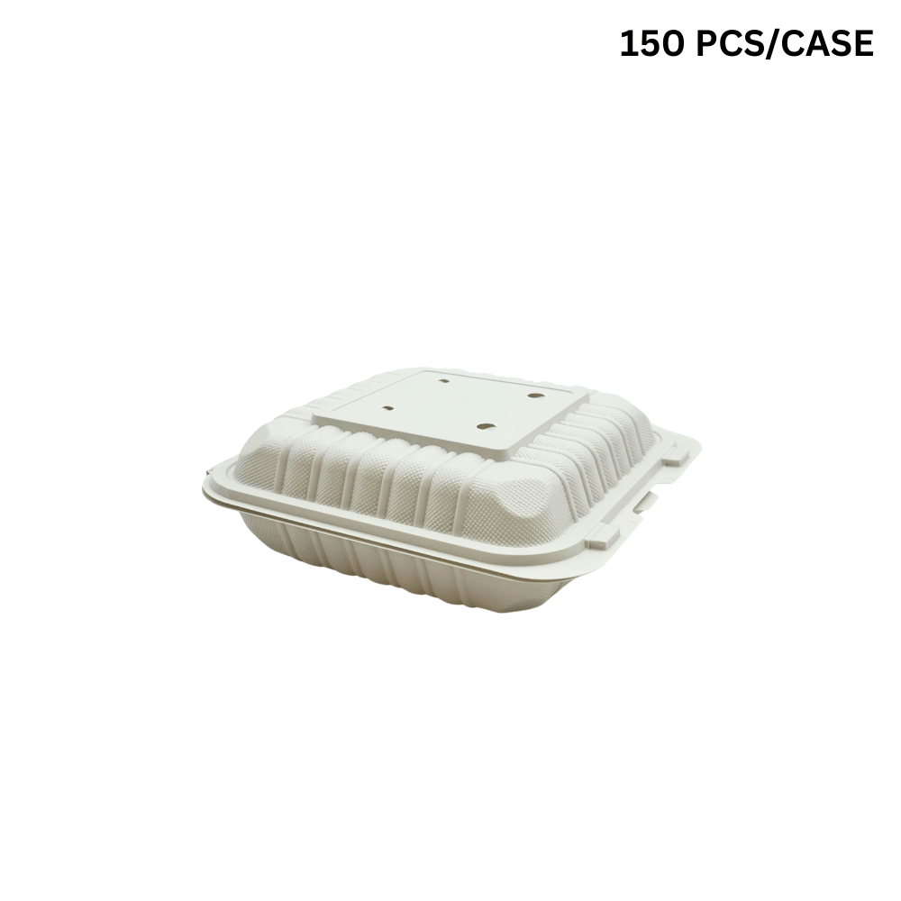 CY-71 | Microwavable PP Clamshell Container W/ Vent Hole | 7.5x7.5x2.6 ...