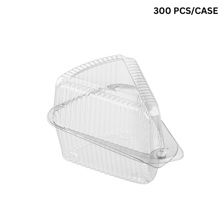 5" Extra Deep Dome Cake Slice Container | Hinged Clear Box | HD BioPak ...